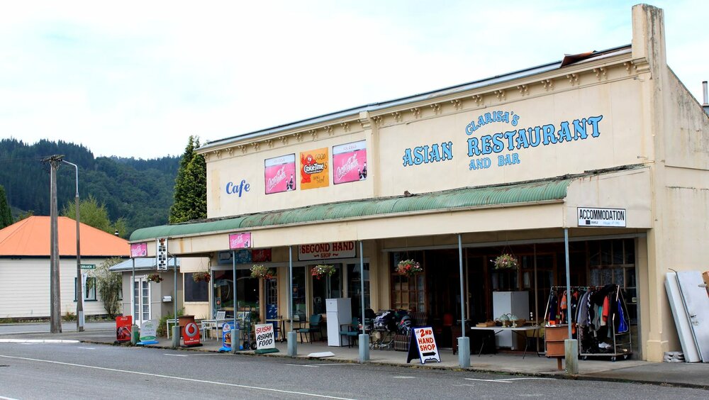 Shops,Buller Road . Reefton .2015. | West Coast New Zealand History