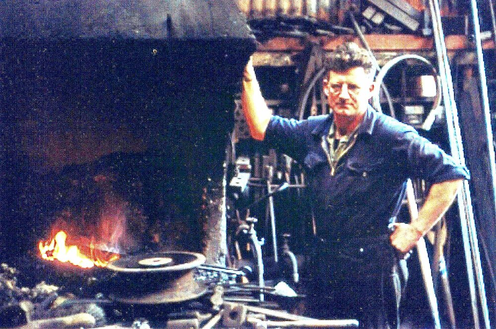 Gordon Hinks- Blacksmith at Strongman mine .1960. | West Coast New ...