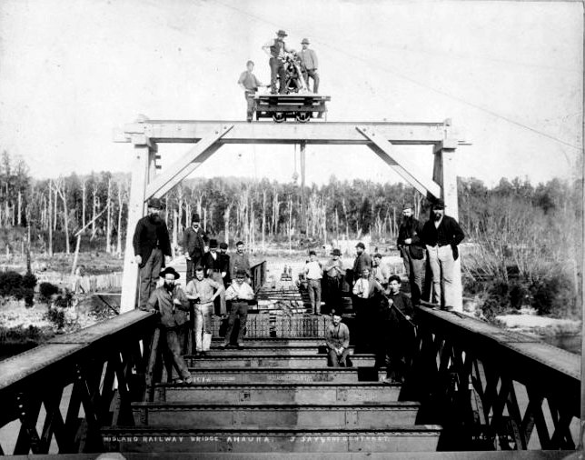 Midland Railway Bridge Ahaura.1880`s. | West Coast New Zealand History