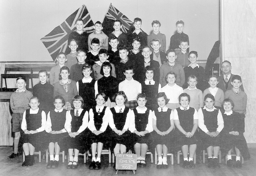 Grey Main School.Form 1 and 2, Room 6 .1959. | West Coast New Zealand ...