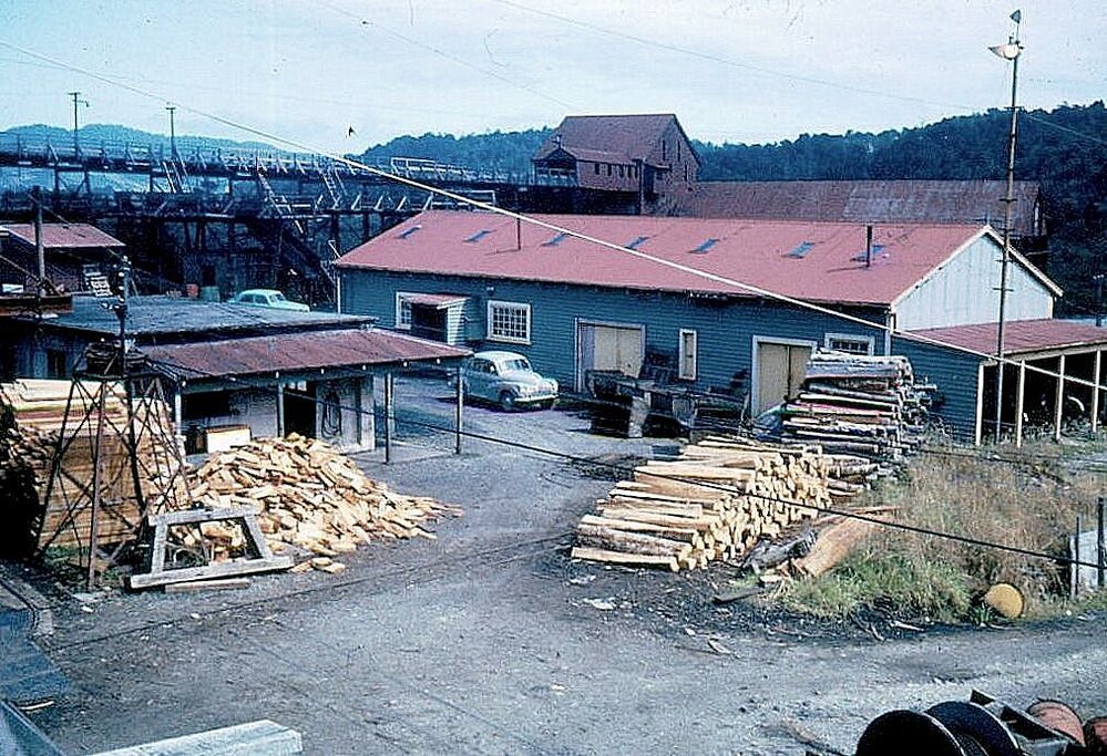 Dobson mine yard. | West Coast New Zealand History
