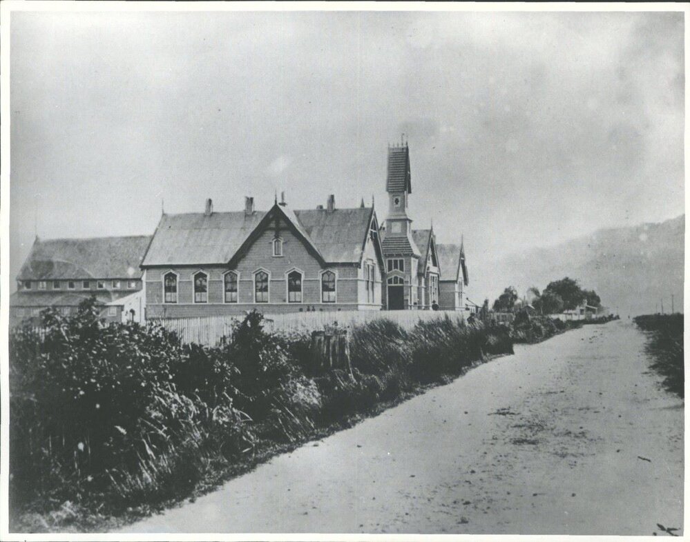 The first Grey Main School. | West Coast New Zealand History