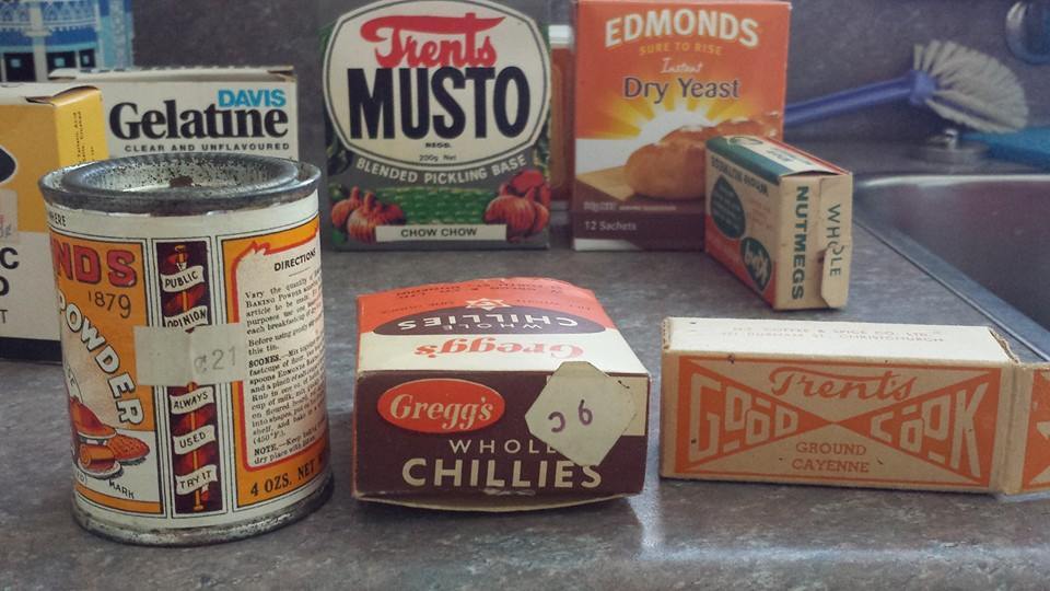 Old food packets from West Coast cupboard | West Coast New Zealand History
