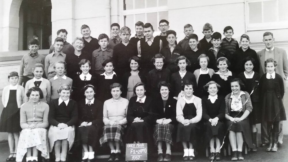 Form 1& 2, Grey Main School .1957. | West Coast New Zealand History