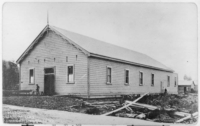 State Miners Union Hall.Runanga. | West Coast New Zealand History