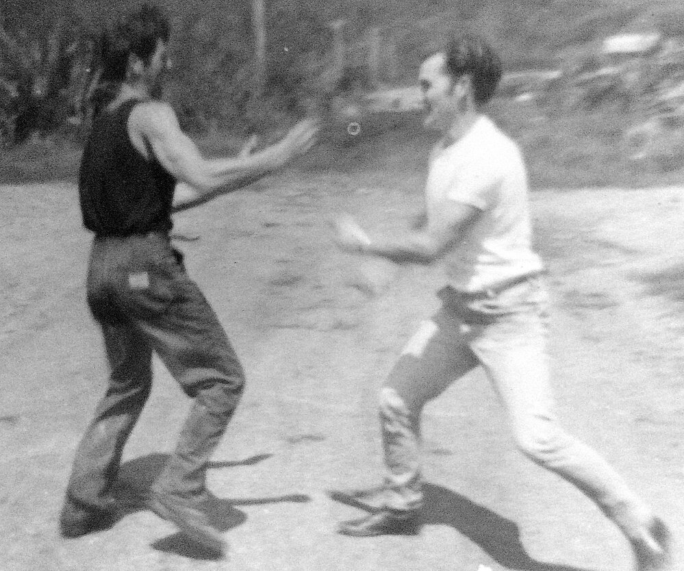 Joe Gillman and brother Alan Gillman having a "friendly" brotherly ...