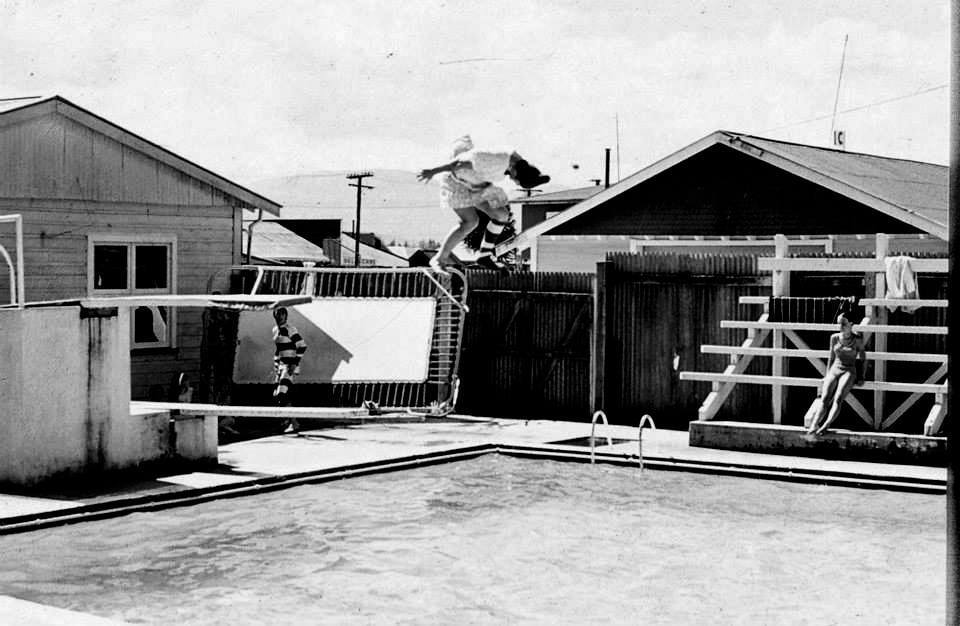 Reefton pool before it was covered. | West Coast New Zealand History