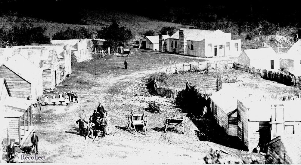 Postcard of Barrytown.1890 . | West Coast New Zealand History