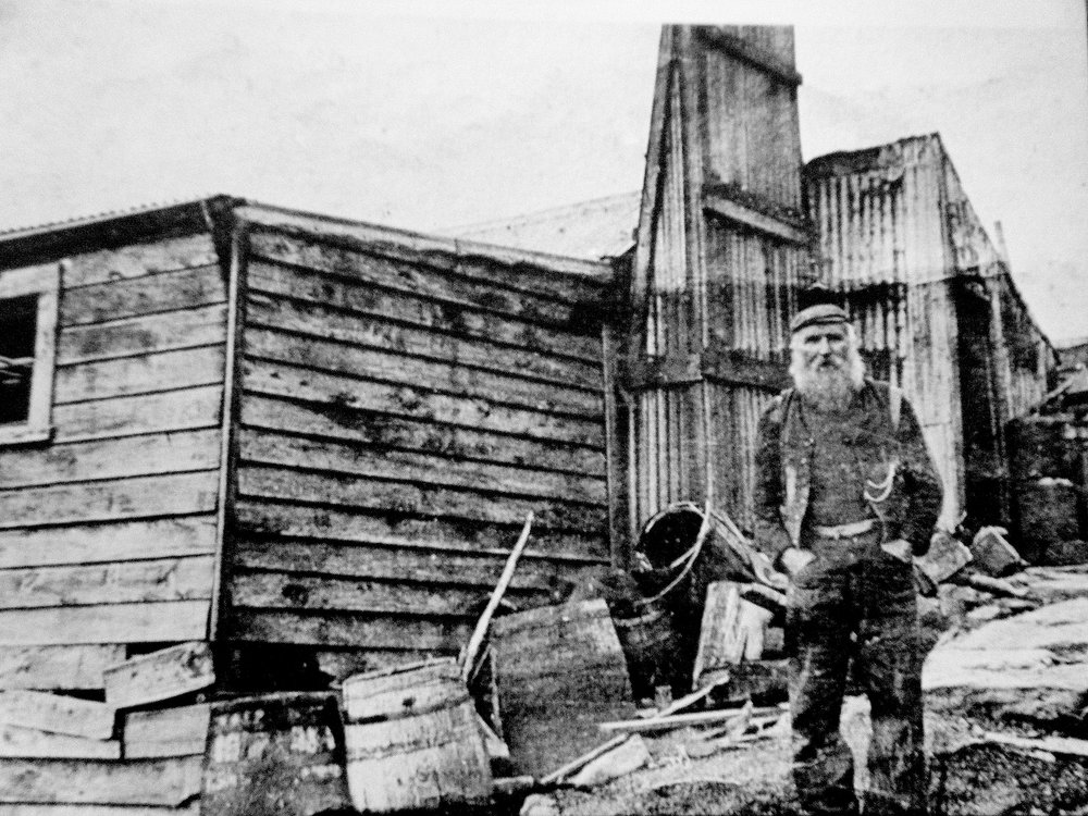 Mr John Colligan, Poverty Point, Burnetts Face, Denniston.ca.1900-10 ...