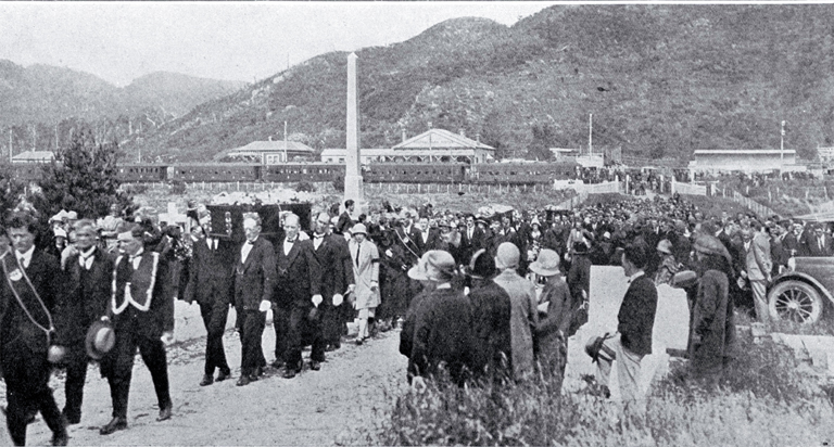 Funeral for miners killed in the Dobson mine explosion.1926. | West ...