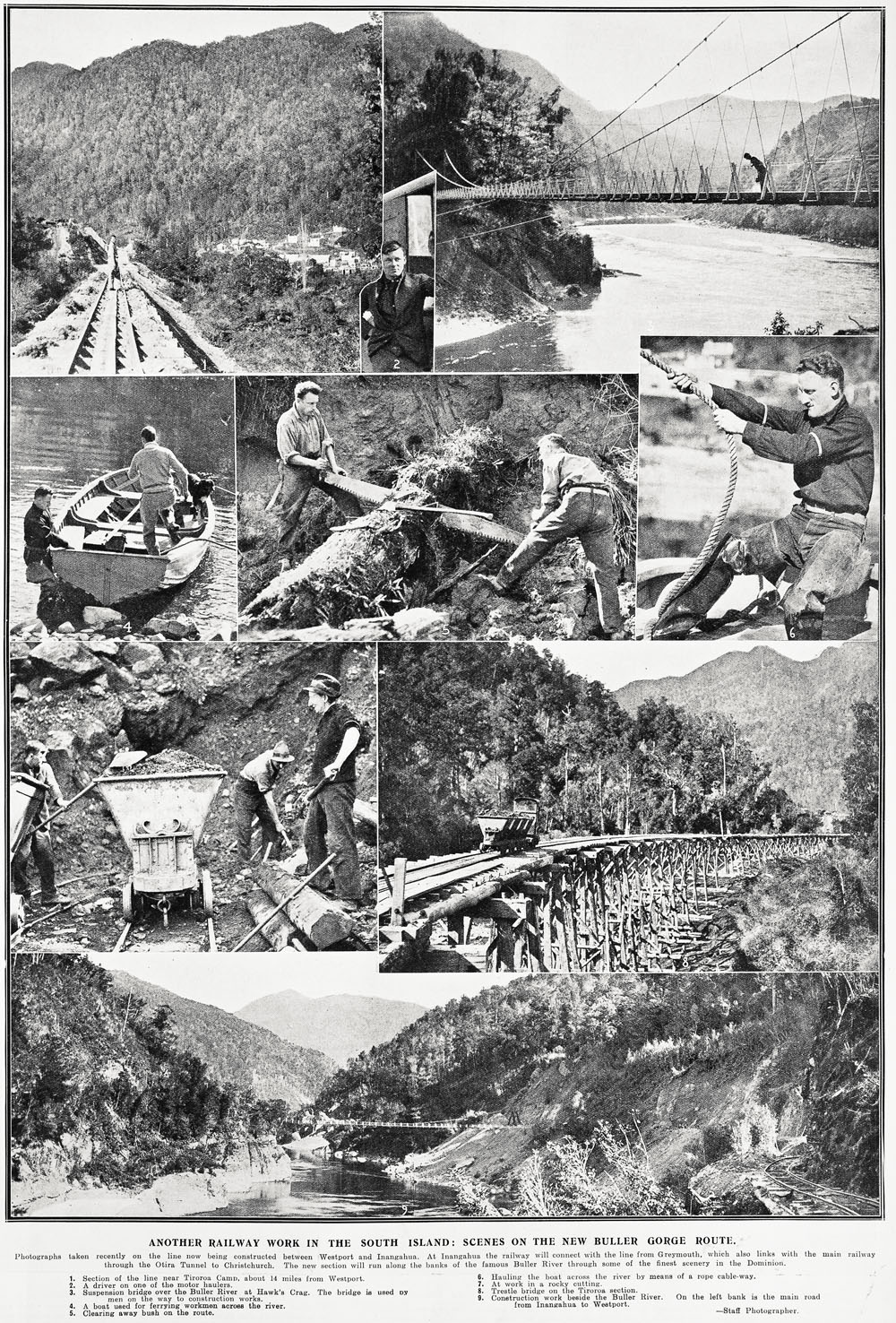 First stage of the work on the new Westport-Inangahua rail. | West ...