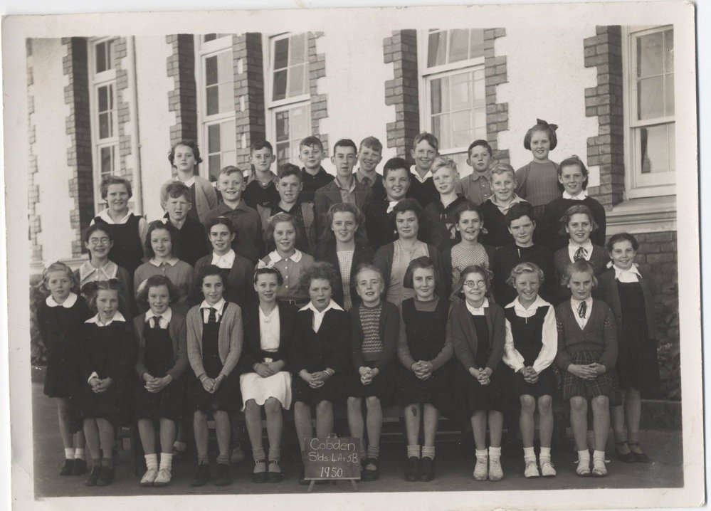 Cobden School, Standards 4-5, 1950. | West Coast New Zealand History
