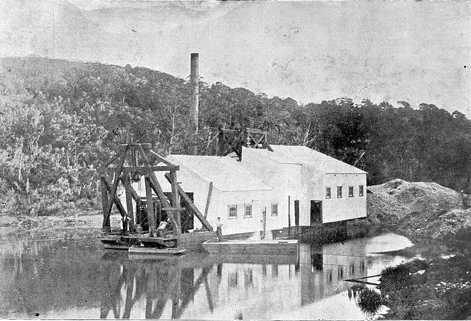 The Leviathan Dredge at Paroa near Greymouth . | West Coast New Zealand ...
