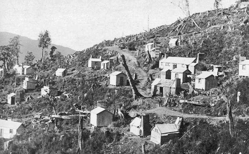 Dobson Mine Workers Huts.1925. | West Coast New Zealand History