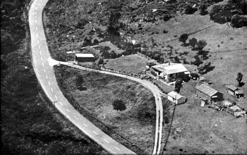 Before and after photos of Jackson home at Inangahua, 1968 earthquake ...