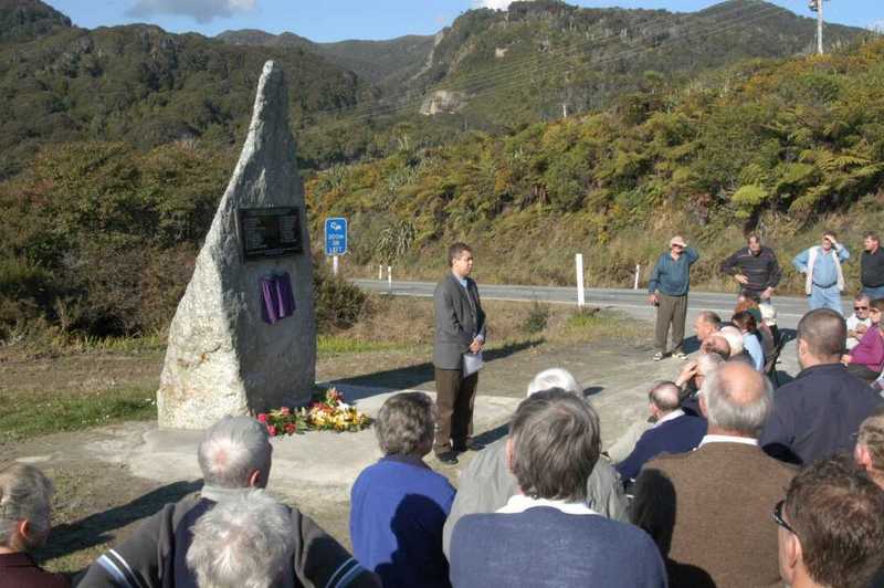 Opening of Strongman Mine memorial, 2007 | West Coast New Zealand History