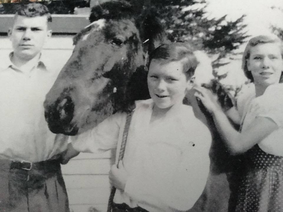 Jack, Don, Joyce Coghlan at Reefton | West Coast New Zealand History
