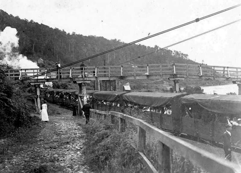Wallsend train station.ca.1900. | West Coast New Zealand History