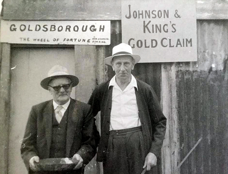 Jack Coghlan and Percy McLean at their Goldsborough claim, 1968. | West ...
