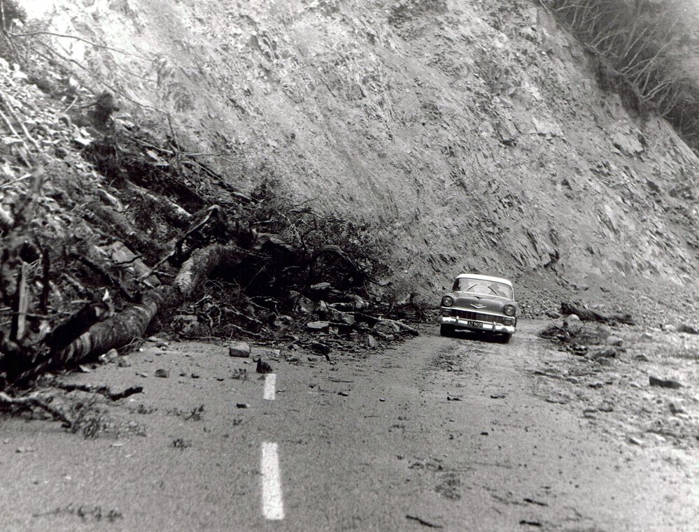 House destroyed at Inangahua Junction by earthquake 24 May 1968 | West ...