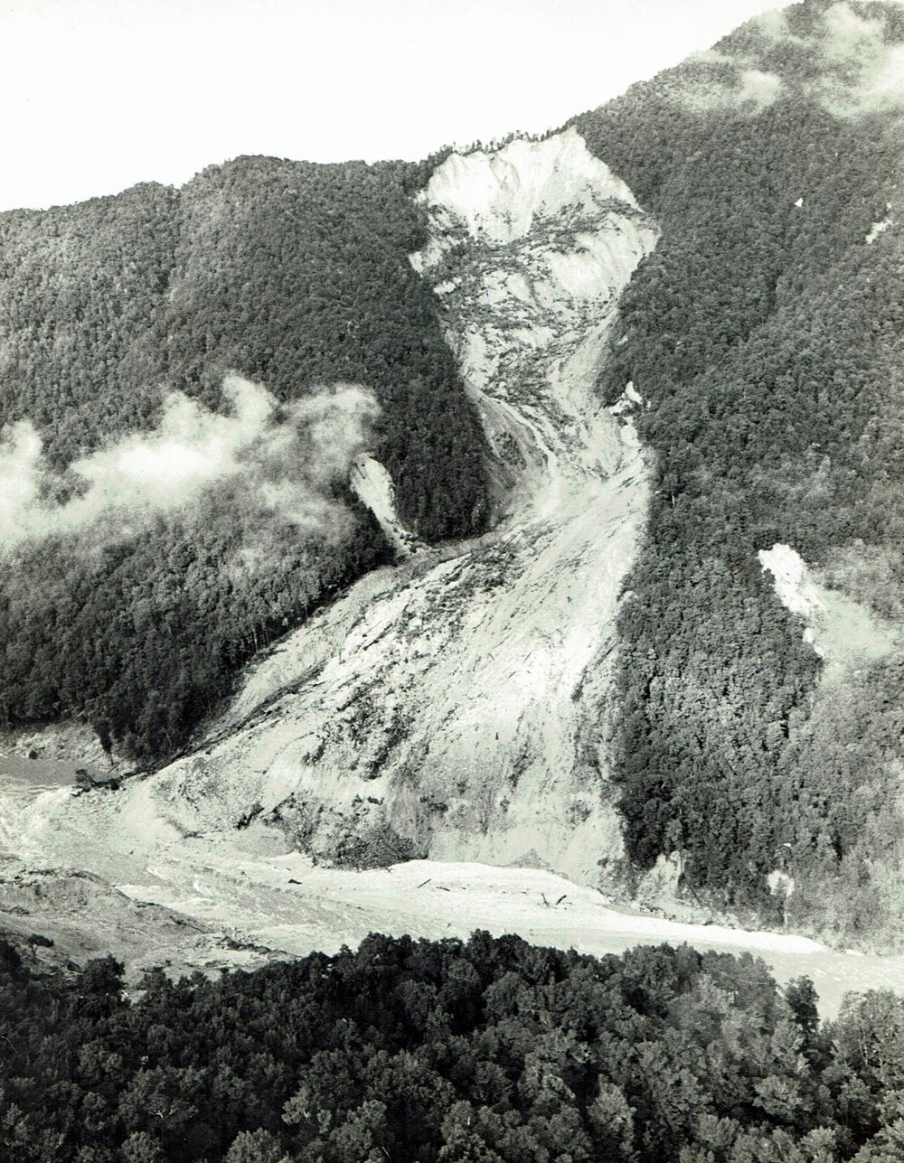House destroyed at Inangahua Junction by earthquake 24 May 1968 | West ...