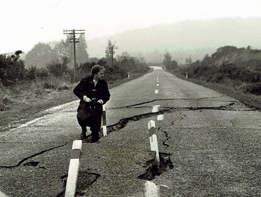 House destroyed at Inangahua Junction by earthquake 24 May 1968 | West ...