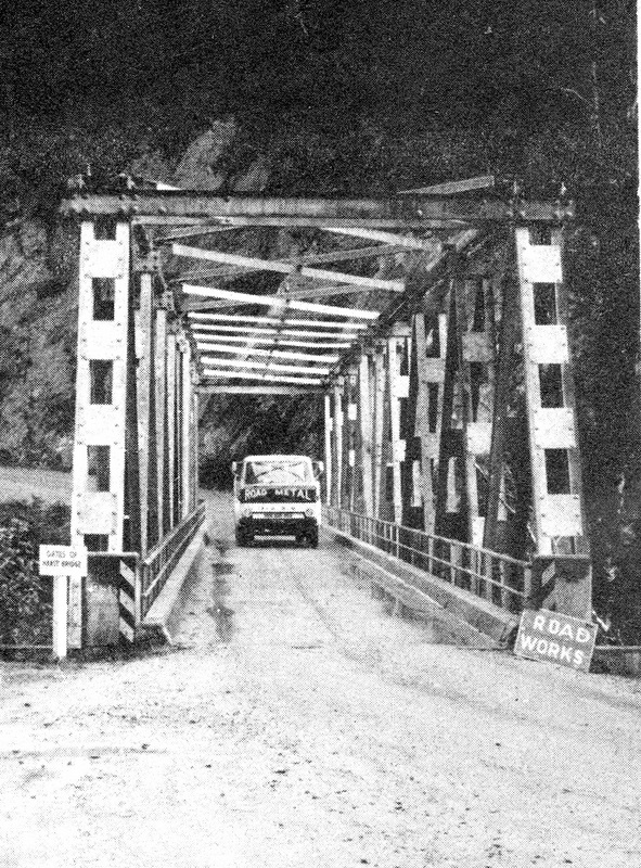 Looking on to the Gates of Haast Bridge, 1966. | West Coast New Zealand ...