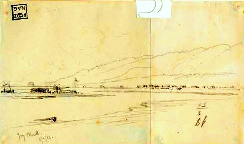 The scene from Grey River bank..across to Cobden and towards Point ...