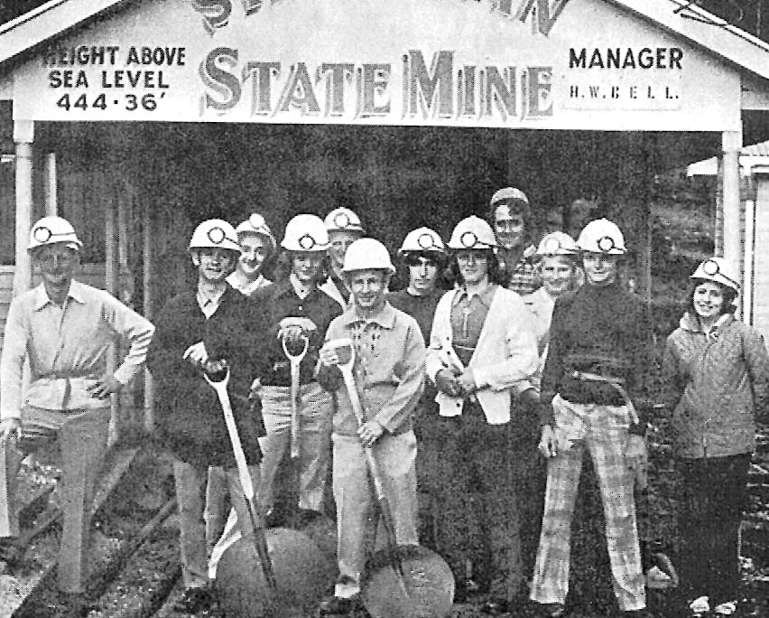 Greymouth Jockeys visit Strongman Mine .1974. | West Coast New Zealand ...