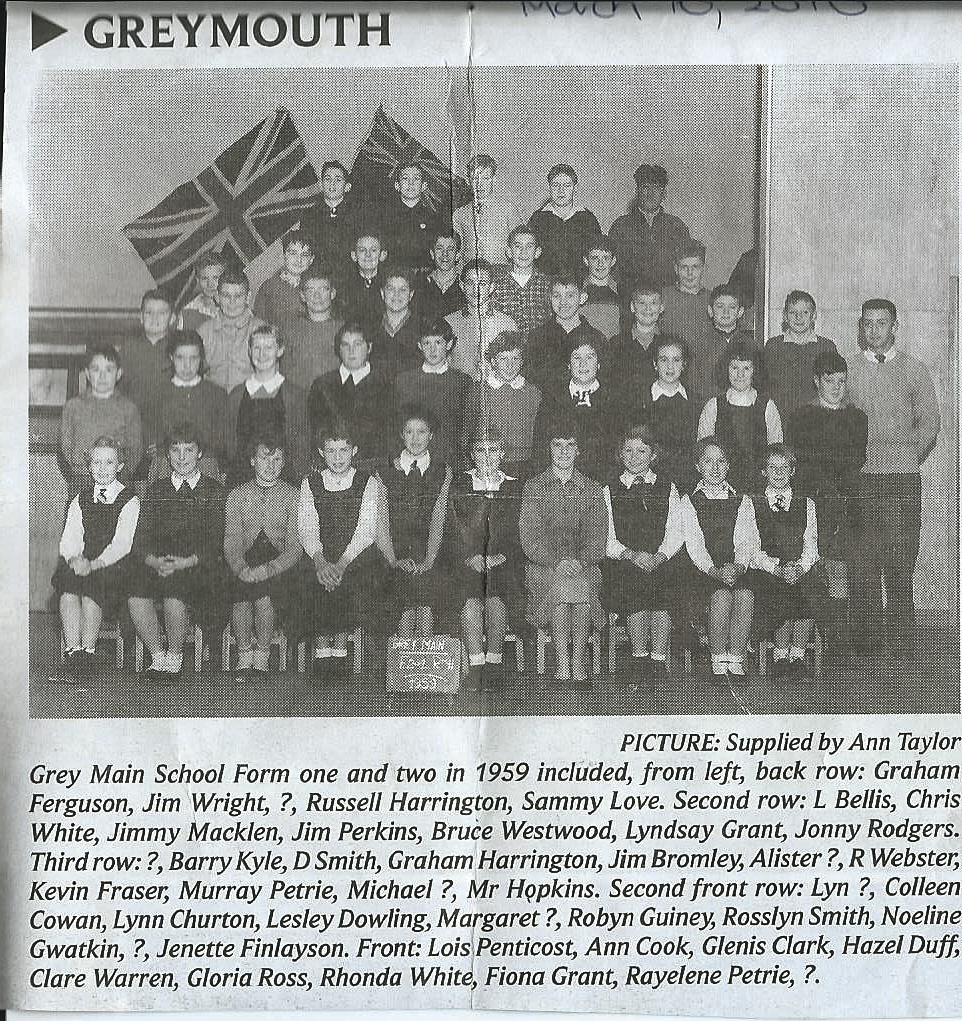 Grey Main School | West Coast New Zealand History