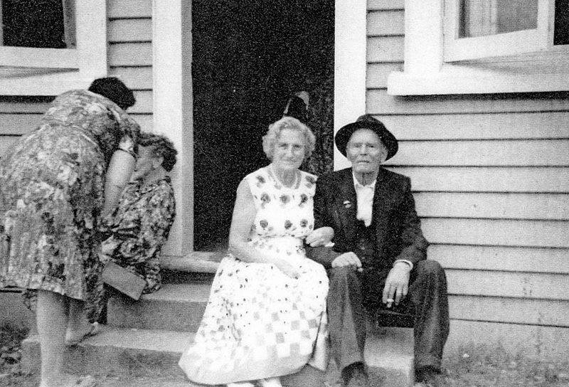 Alice Bass and Charlie Crook. ca. 1960s. | West Coast New Zealand History