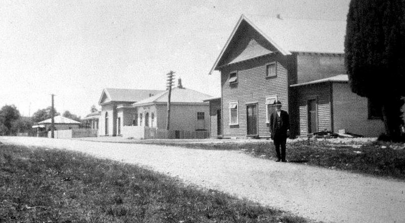 Ahaura, showing the courthouse. | West Coast New Zealand History