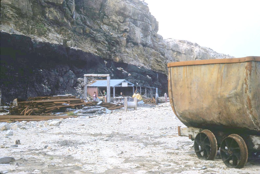 Stockton mine-Webb pit and state mines workshops and the ropeway 1970's ...